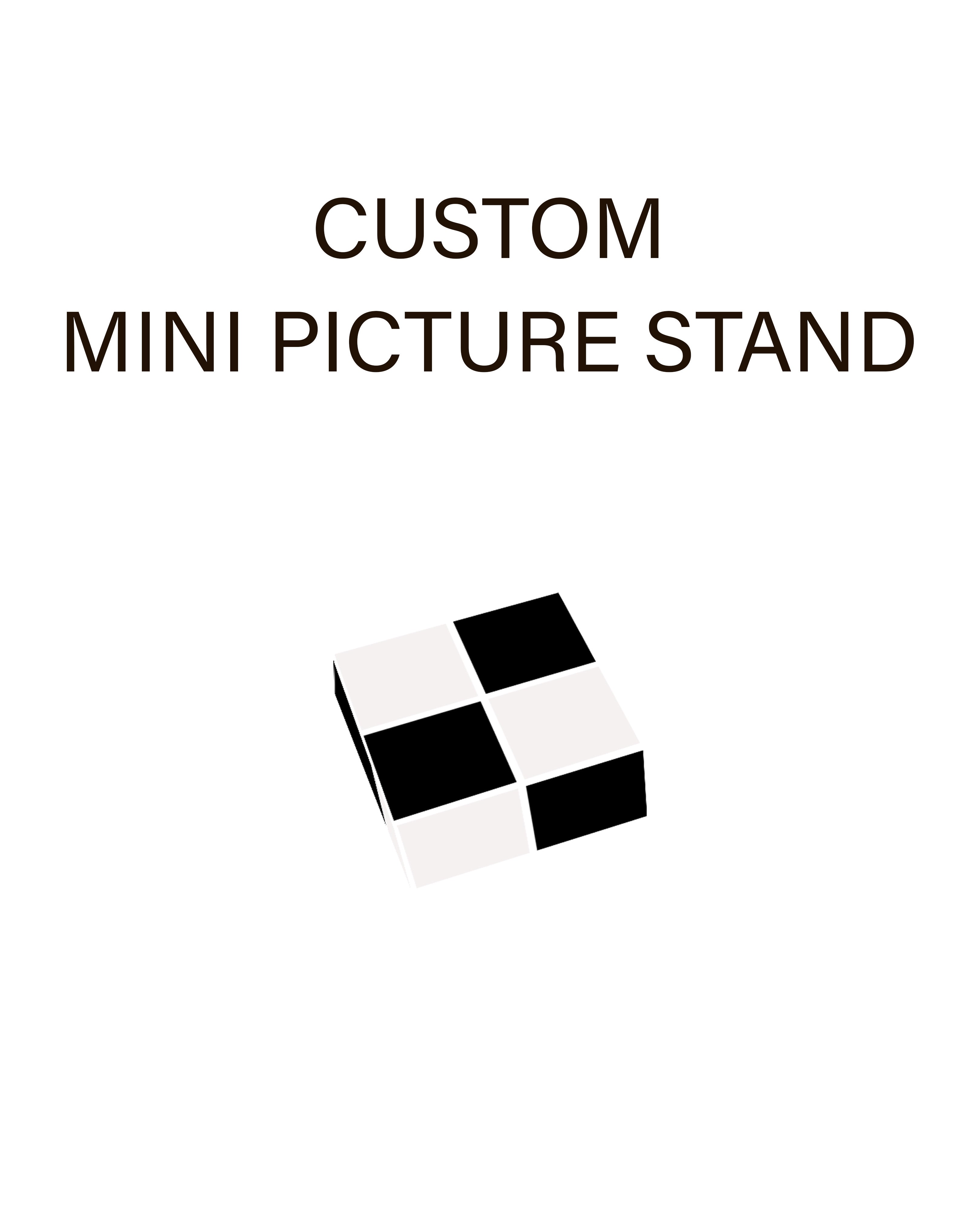 CUSTOM REQUEST - Mini Picture Stand – Subtle Art Studios