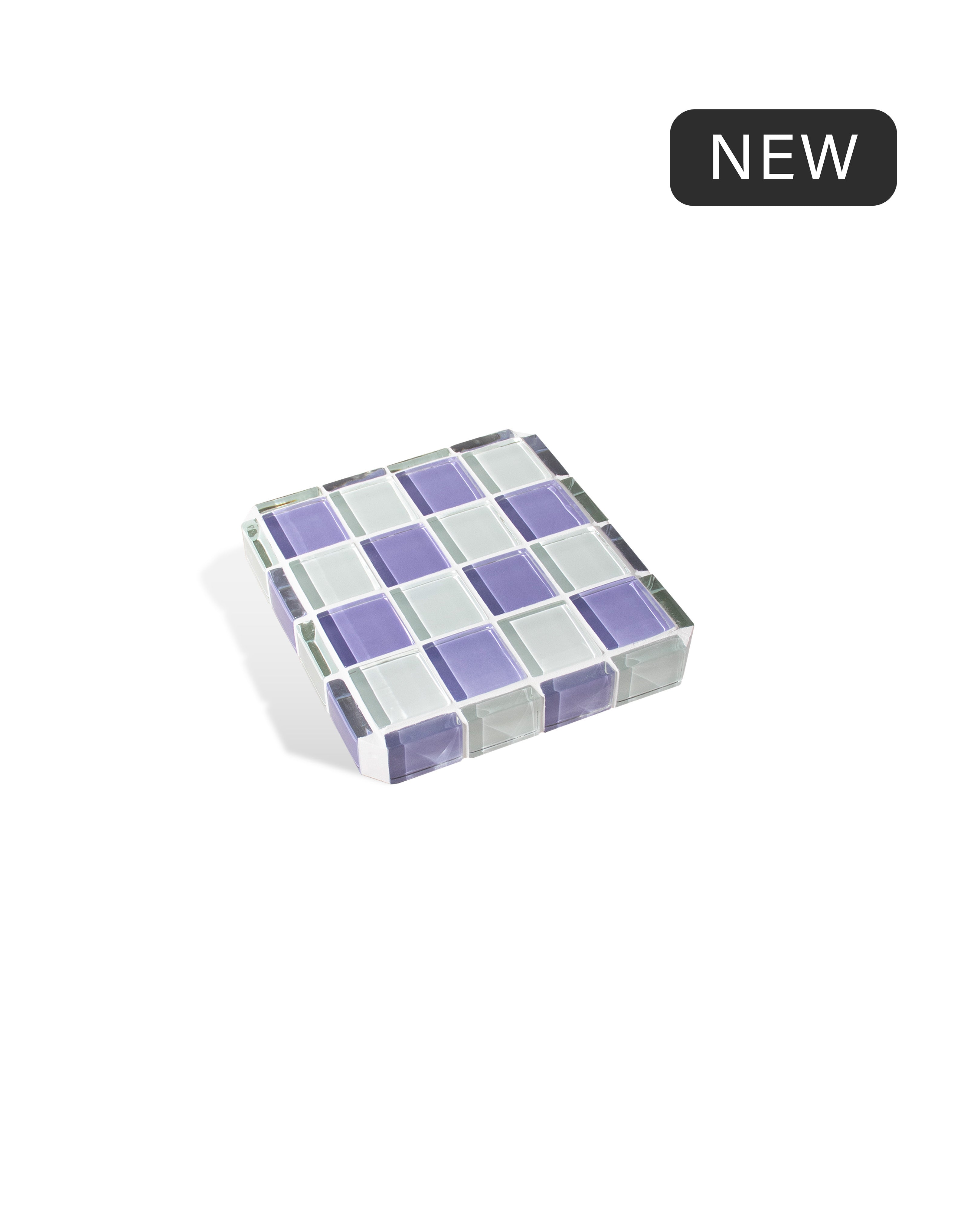 GLASS TILE CUBE - Lavender Latte – Subtle Art Studios