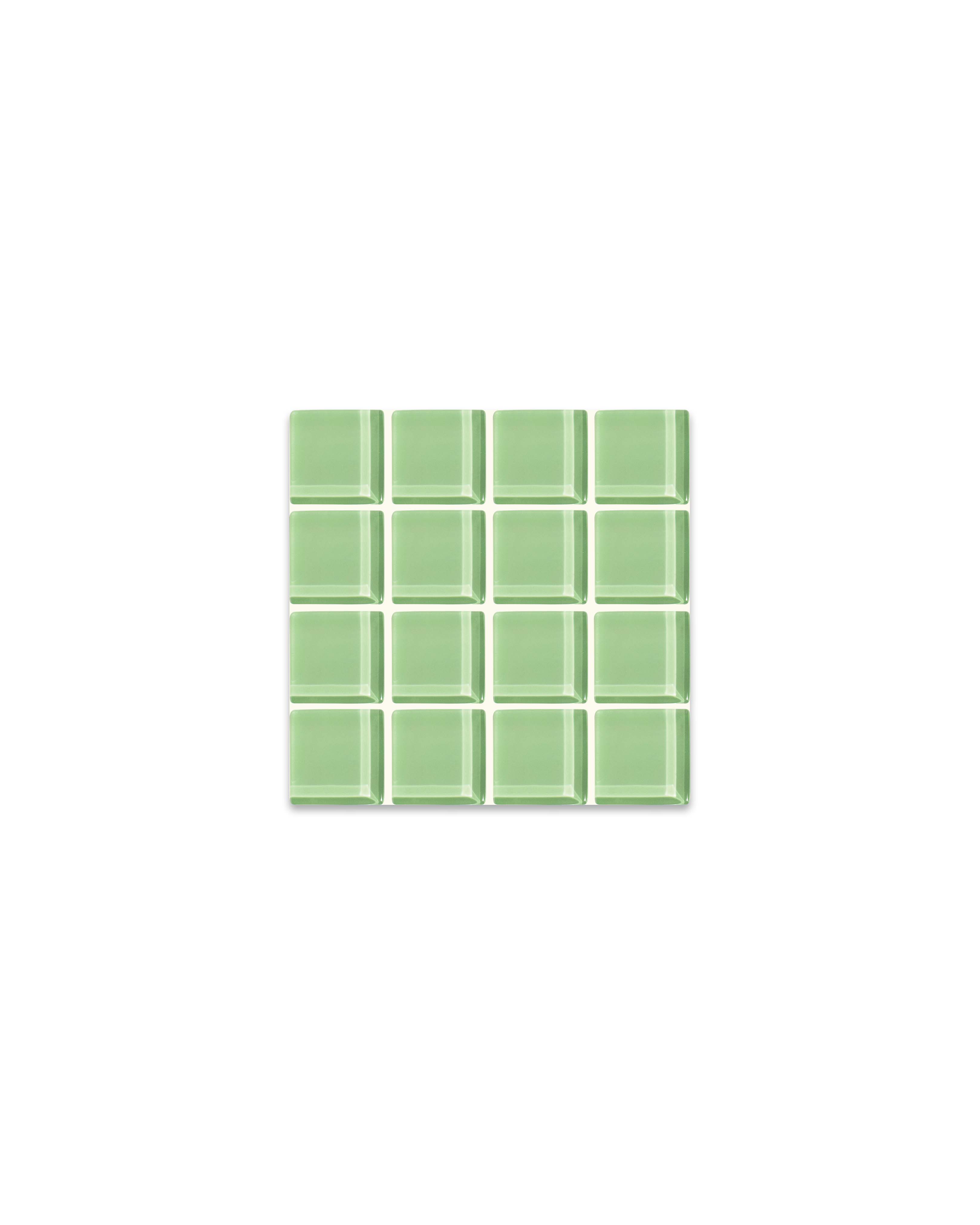 GLASS TILE COASTER - It's Lime – Subtle Art Studios